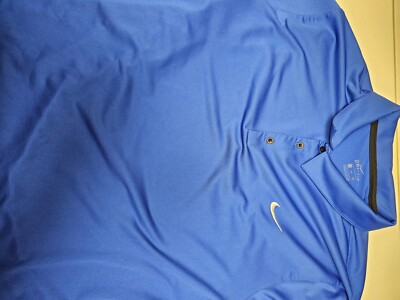 Nike Dri-Fit Golf Polo - 3XL Blue | eBay