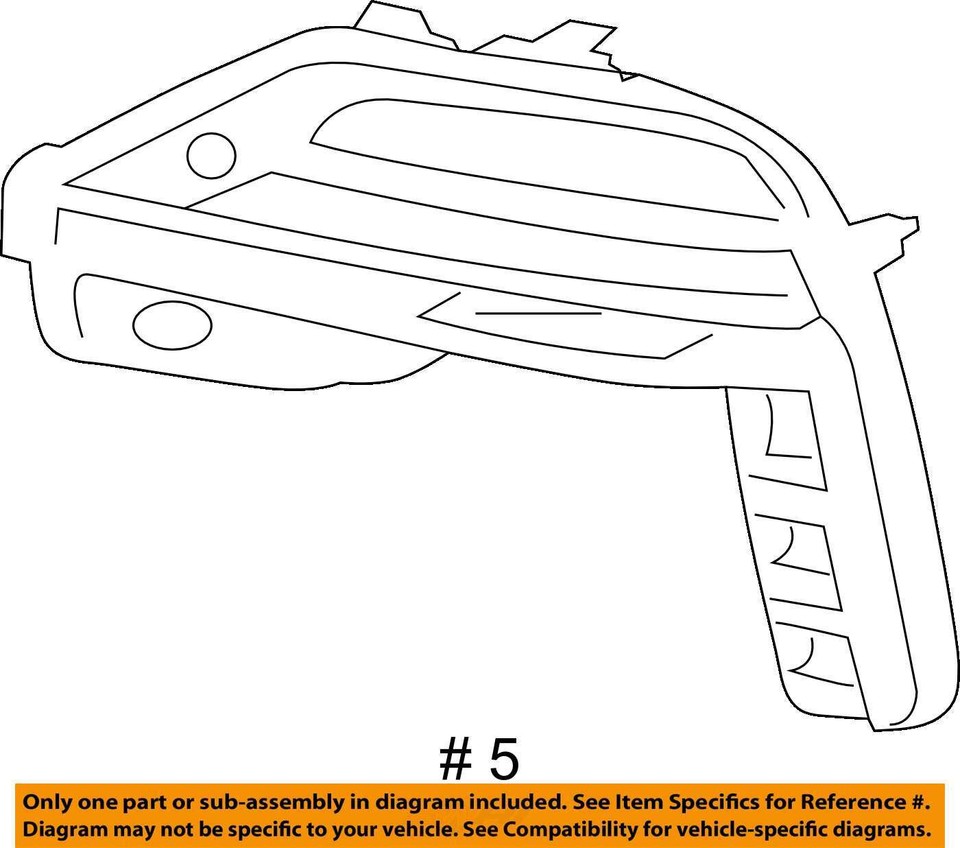 BMW OEM 19-23 X5 Front Bumper Grille Grille Components-Inner Cover ...