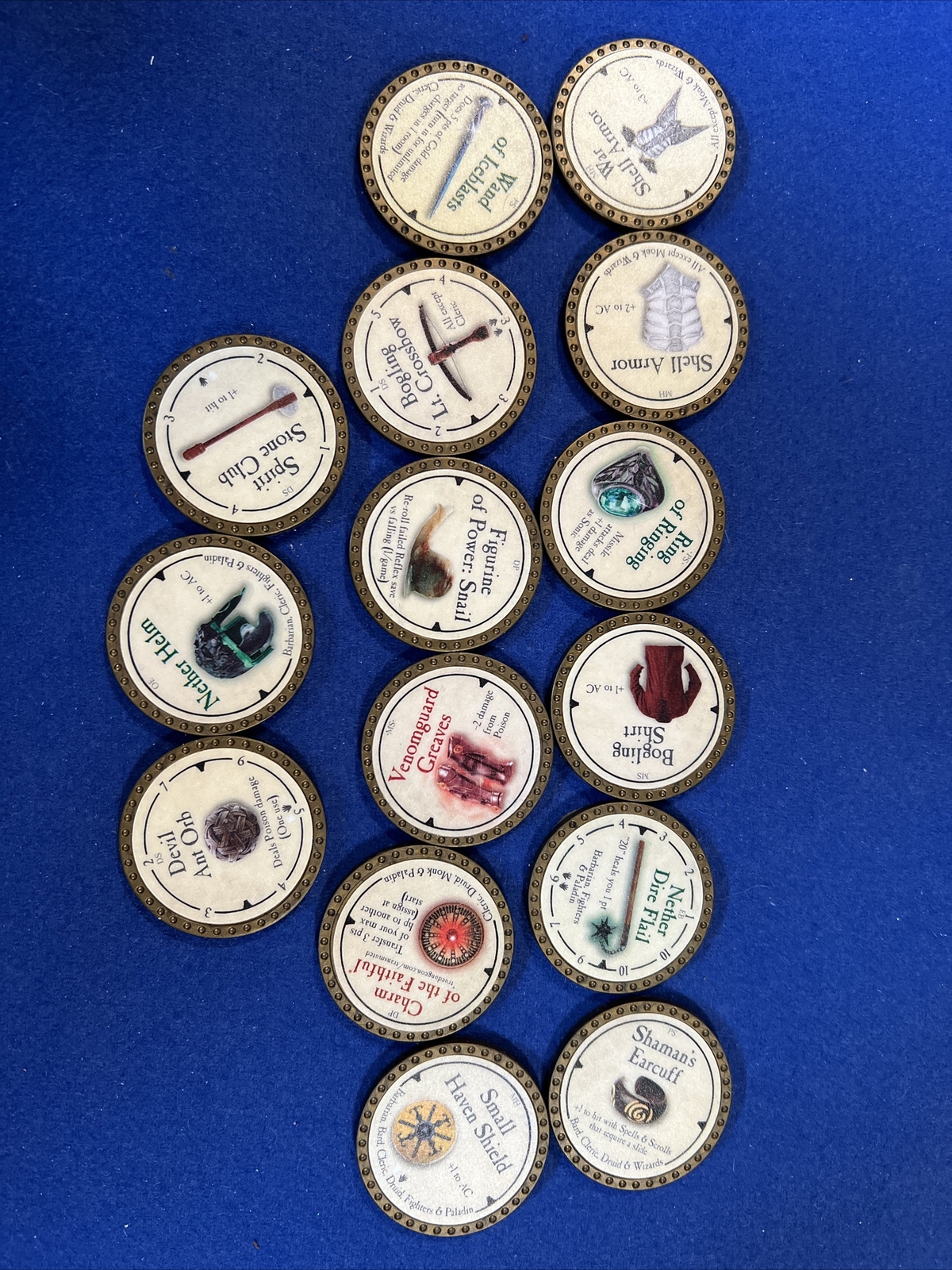 Lot #2 of (15) True Dungeon Tokens - Assorted Lot | eBay