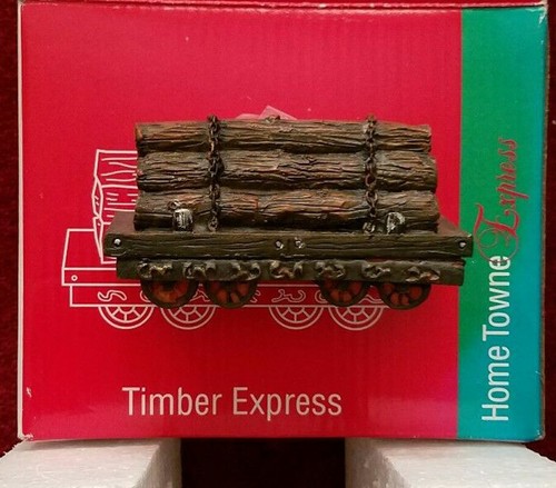 1998 Timber Express Train Car JC Penney Home Towne Christmas Holiday ...