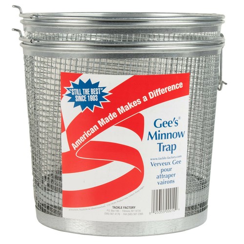 Gee's G40 Galvanized Minnow Trap, Killie Bait Fish Freshwater FREE ...