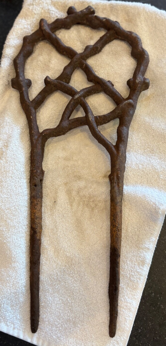 Vintage Cast Iron Stake Cast Iron Horse Head Stake