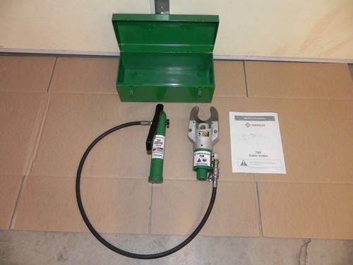 Greenlee 751-M2 Hydraulic cable cutter with greenlee 767 hand pump ...