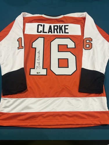 Bobby Clarke Signed Autographed Phila Flyers Custom XL Jersey. Beckett ...