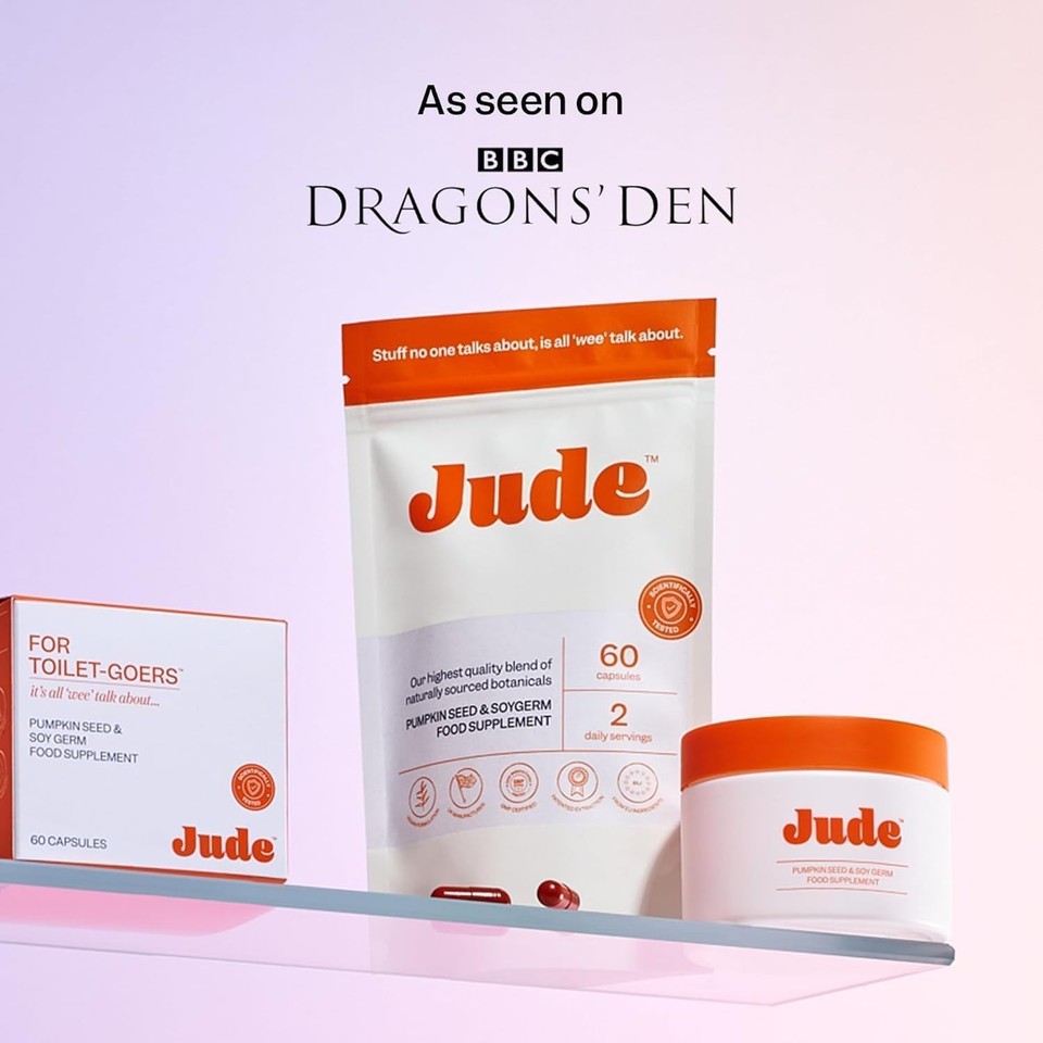 Jude Bladder Health Tablets As Seen On Dragons' Den, Science-Backed ...