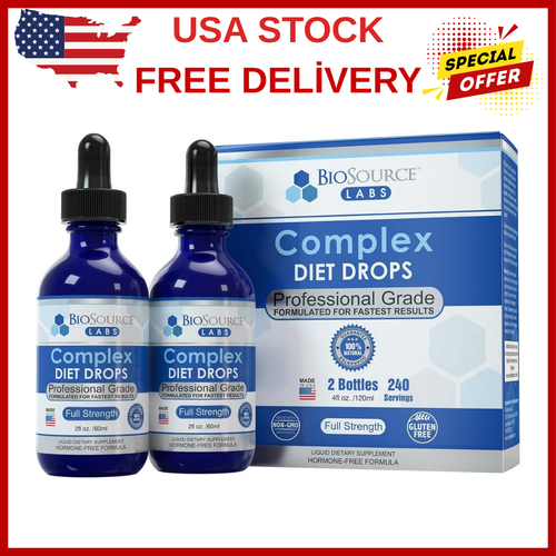 BioSource Labs Complex Diet Drops – Best Natural Drops for Men and ...