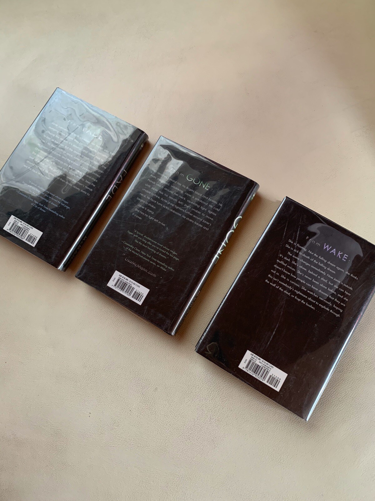 Lisa McMann Wake Fade Gone Lisa McMann SIGNED | eBay