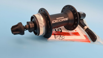 HB-M615 Shimano Deore Delantero Cubo Frontal Hub Center-Lock Disc Negro ...