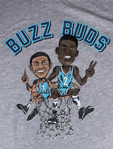 Muggsy Bogues Larry Johnson Men T-shirt Unisex Grey Tee All Sizes ...