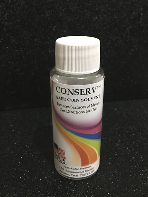 Conserv Safe Coin Solvent - 2oz Bottle - Direct From Manufacturer | eBay