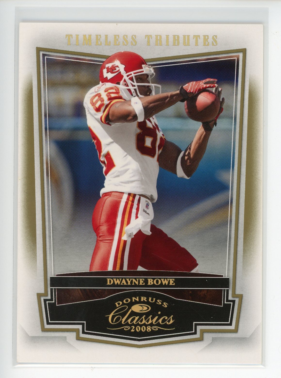 2008 Donruss Classics Timeless Tributes Gold #51 Dwayne Bowe Chiefs /50 ...