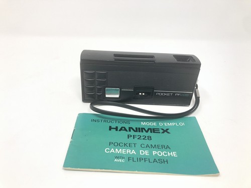 Vintage Hanimex Pocket Camera Model PF228 with manual 110 film camera ...