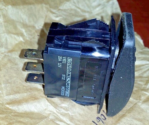 308-1061 ONAN Start Stop Rocker SWITCH 3 pin Carling 12 volt 20 amp NEW ...