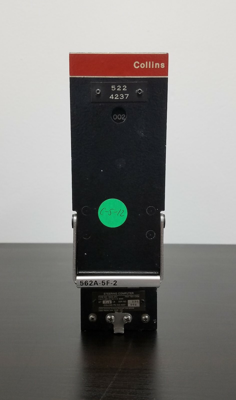 Collins 562A-5F2 Steering Computer P/N: 522-4237-002 115V 400Hz | eBay