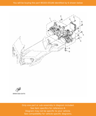 YAMAHA Nut, Spring, 90183-051A6 OEM YZF-R1 MT10 YZF600 YZF-R6 | eBay UK
