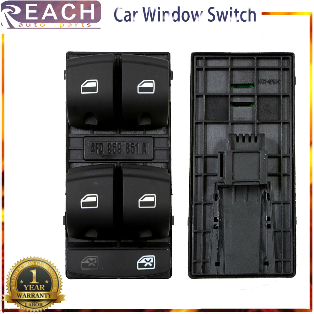 New Electric Power Window Master Switch 4F0959851 For 2005-2012 Audi A3 ...