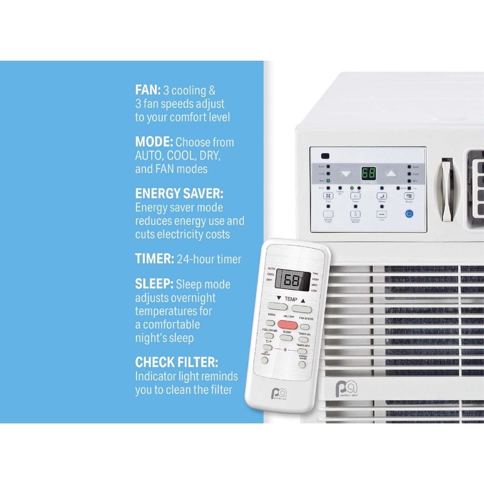 Perfect Aire 25000 BTU Window Air Conditioner w/Remote | eBay