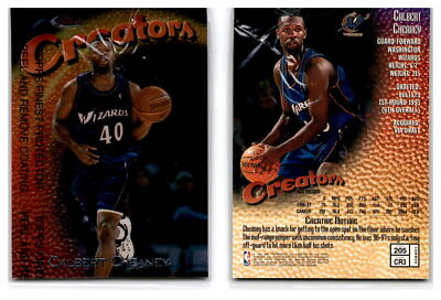 1997-98 Topps Finest #205 Calbert Cheaney BRZ - Washington Wizards | eBay