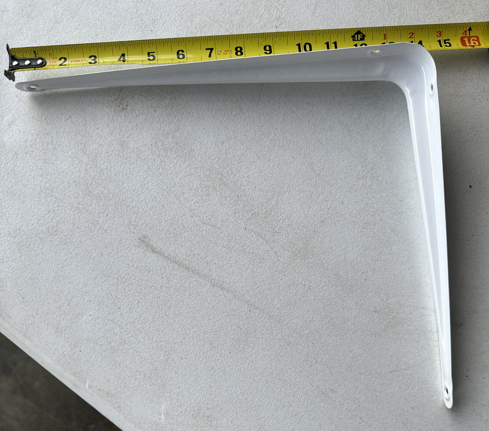 (6) 14” X 12” White Utility Shelf Brackets | eBay