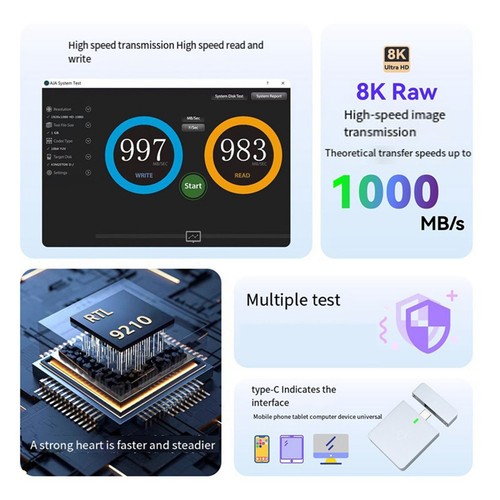 CFexpress Type-B Card Reader RTL9210 10Gbps High-Speed Magnetic4374 | eBay