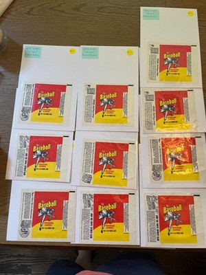 1975 Topps Mini Lot of 10 Wrappers | eBay