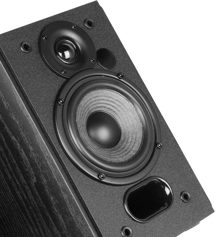 Edifier R1380T Powered Bookshelf Speakers – 42W RMS, Dual RCA, Studio ...