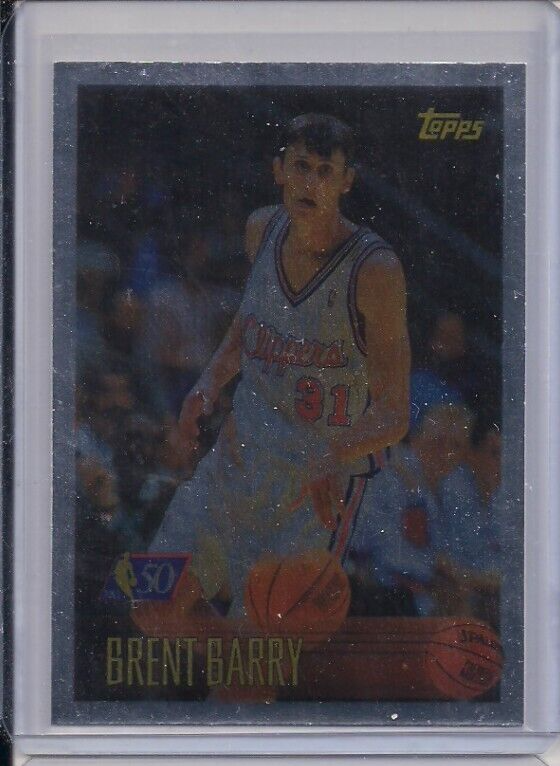 1996-97 Topps NBA 50th Foil Brent Barry | eBay