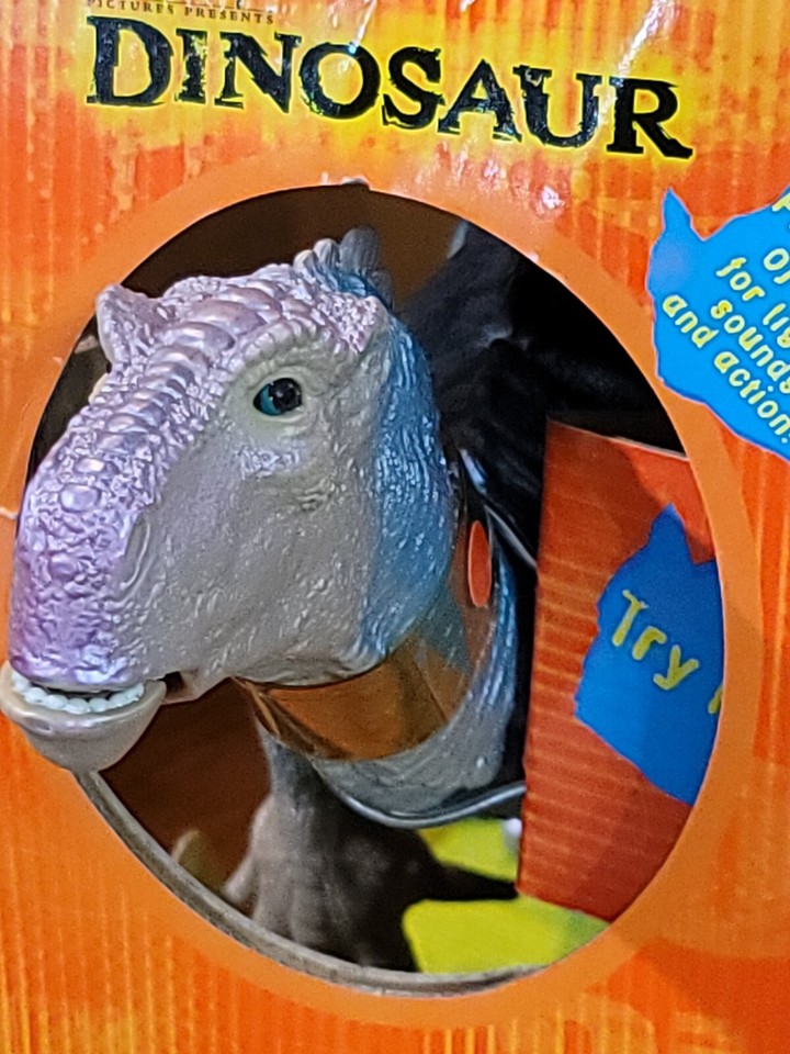 Disney Dinosaur Movie Talking Aladar Strikes Back Toy 22" Mattel 2000 ...
