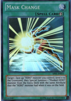 Yu-Gi-Oh! Mask Change Unlimited AP01-EN011 Super Rare NM/LP x1 | eBay