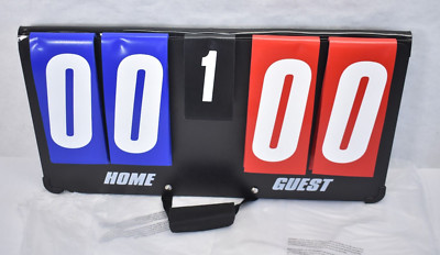 Gopher PointPro Tabletop Scoreboard Flipper Score Tracker Red/Blue ...