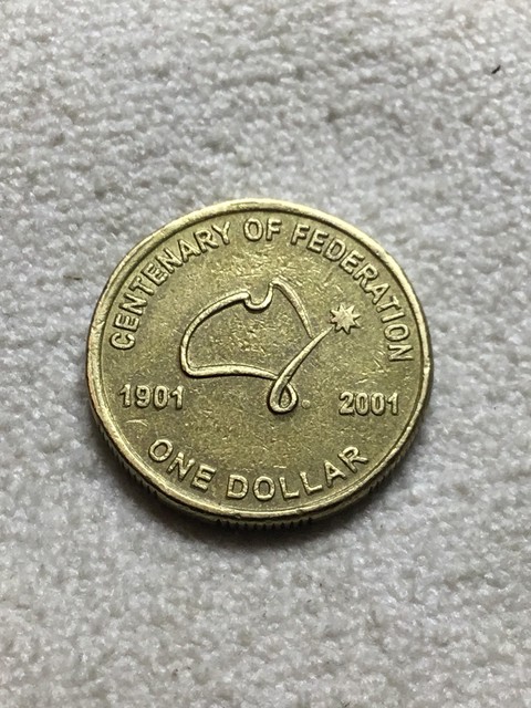 2001 Australian Centenary Of Federation One Dollar Coin - Circulated ...