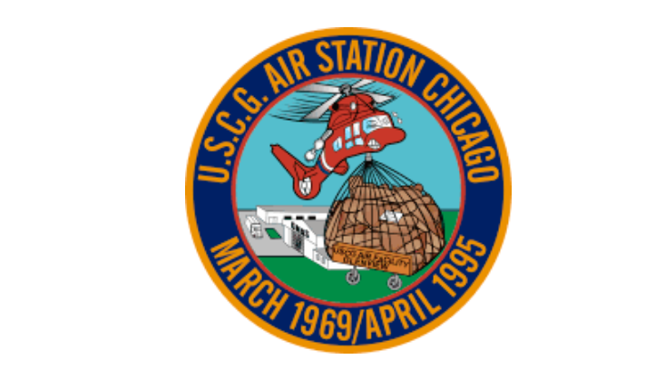 4" us coast guard uscg air station chicago bumper sticker decal usa ...