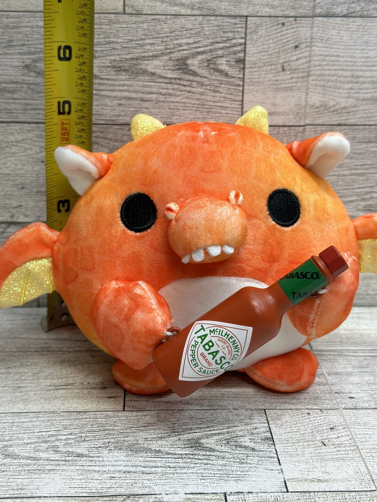 Zuru Snackles Felix Tabasco Dragon 5" Mini Brands Stuffed Plush Plastic ...