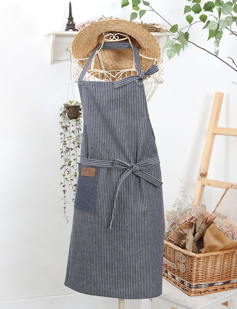 Washed denim Small stripe pattern cotton Fabric by the Yard 60" Wide ...