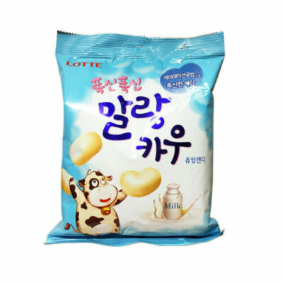LOTTE Malang Cow Fresh Milk Chew-able Soft Candy Marshmallow 158g ...