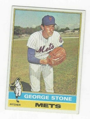 1976 TOPPS GEORGE STONE #567 NEW YORK METS | eBay