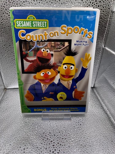 Sesame Street - Count on Sports (DVD, 2008) Making Math Fun ...