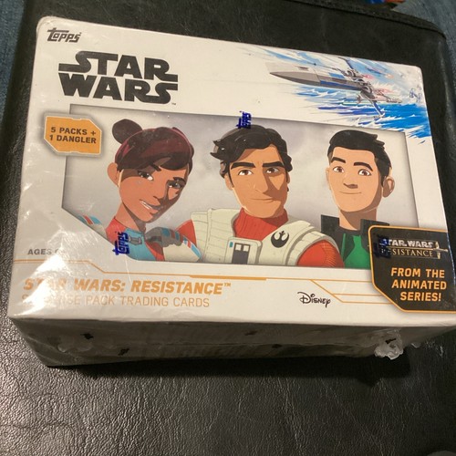 2019 TOPPS STAR WARS:RESISTANCE BLASTER BOX ANIMATED SERIES 5-PACKS ...