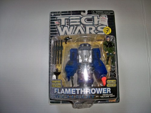 Tech Wars Flamethrower Tech-Suit Action Figure Weapons Exo-Squad Style ...