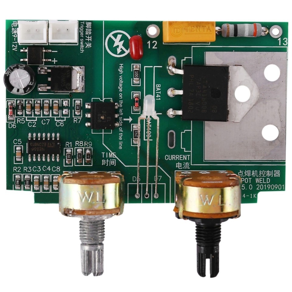 Spot Welding Machine Control Board Replace Time Relay Adjust Time ...