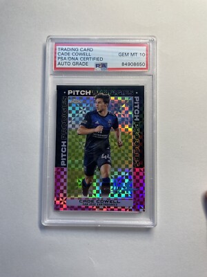 Cade Cowell Signed Topps Chrome Rookie Card PSA/DNA Auto Grade 10 ...