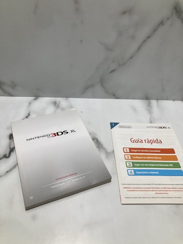 Nintendo 3DS XL Operations Manual | eBay