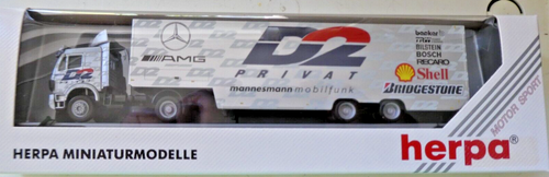 Herpa 036290 H0 Mercedes-Benz Race Transporter Szaki21 AMG D2 Private ...