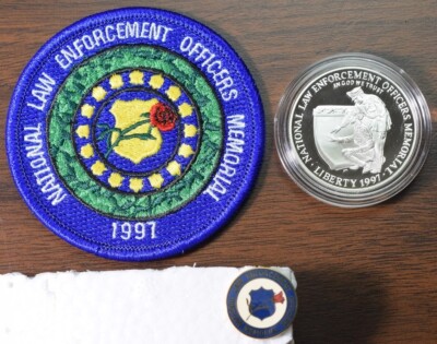 1997 National Law Enforcement Officer Memorial Commemorative Coin ...