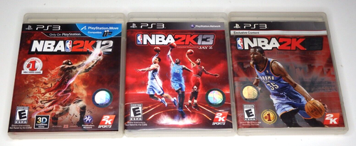 NBA 2K12, 2K13, 2K15 (Sony PlayStation 3, PS3) Basketball Video Game ...