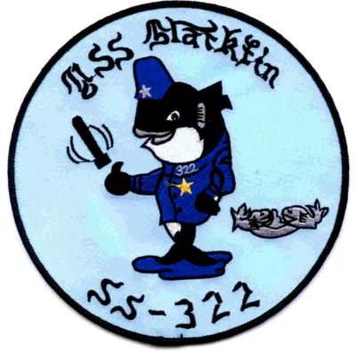 6" NAVY USS SS-322 Blackfin brodé bleu patch | eBay