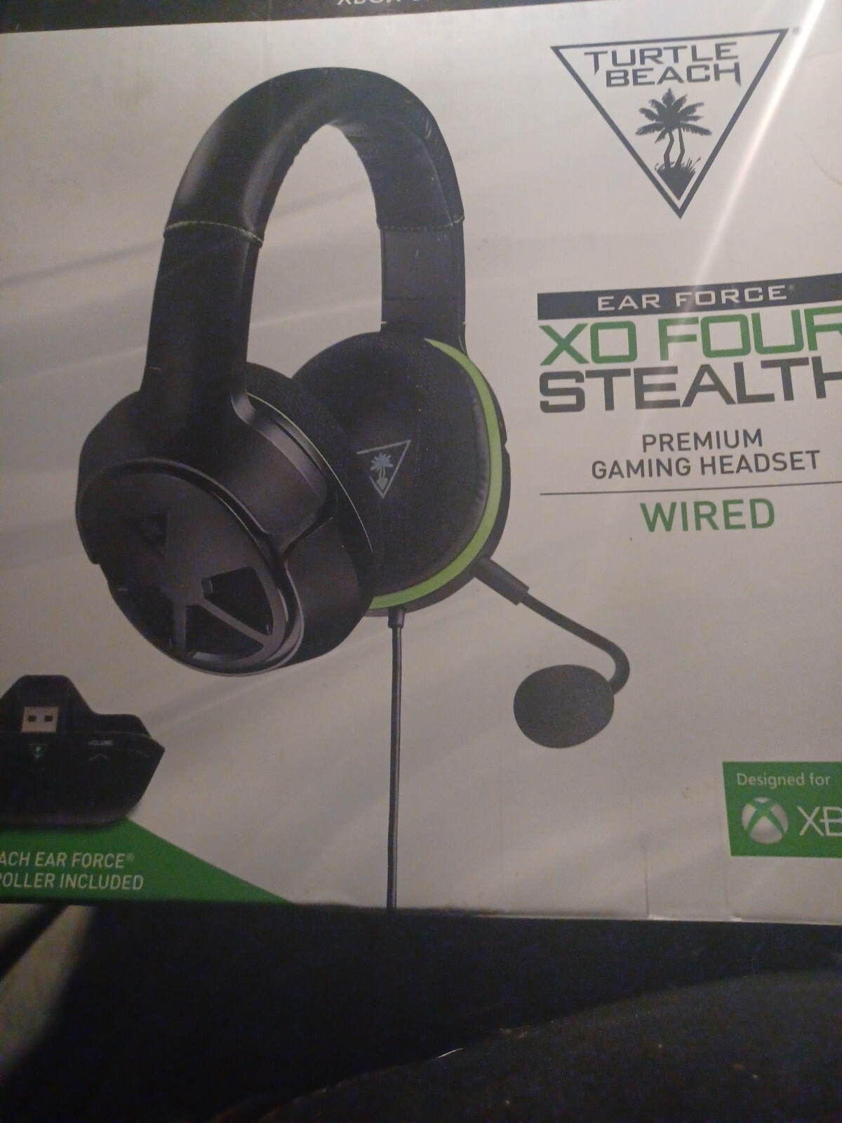 Turtle Beach Black XO FOUR Wired Headset 3.5 MIC UNTESTED, NO AUDIO ...