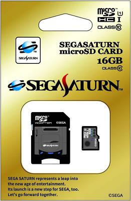 Brand New Sega Saturn 16GB microSD SDHC UHS-I Class 10 Memory Card SD ...