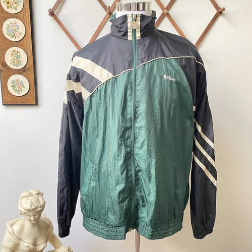 Vintage 90s Colorblock Windbreaker Wilson Advantage Full Zip Men’s ...