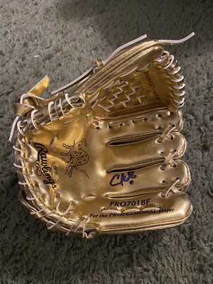 Chuck Knoblauch Signed Autographed Mini Gold Glove Proof Yankees Twins ...